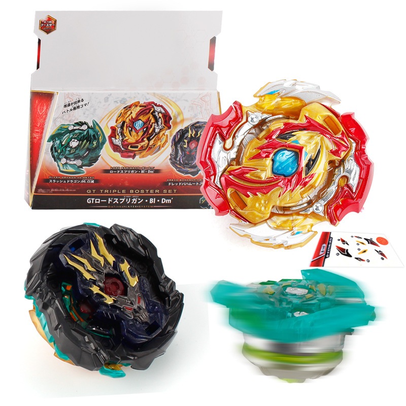 Jual Gasing Beyblade Burst GT merk flame B-149 GT Triple Booster SET ...