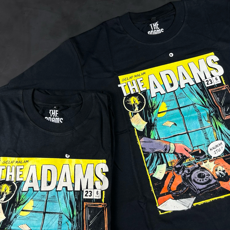 Jual KAOS BAND THE ADAMS 'GELAP MALAM V.2' OFFICIAL MERCHANDISE ...