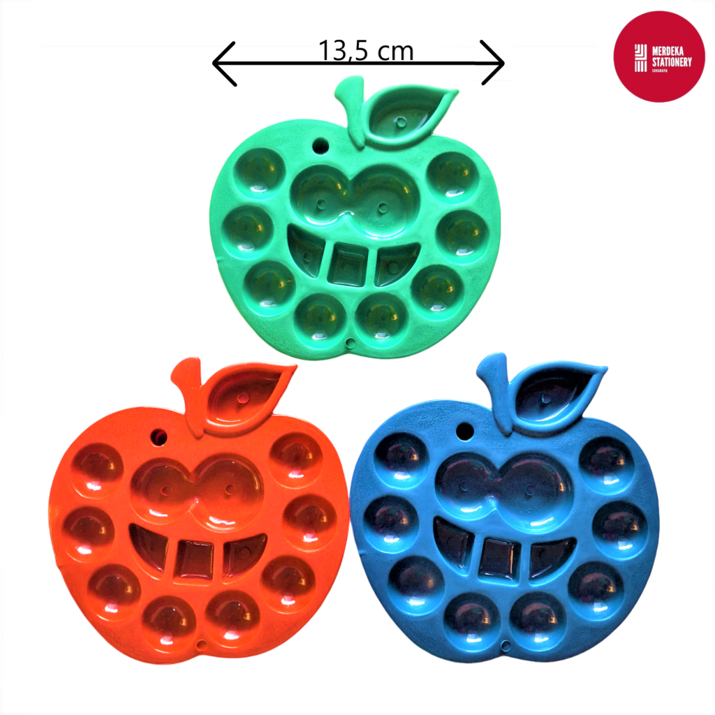 Jual (ISI 12)Palet/Piring/Wadah/Tempat Cat Air/Acrylic Lukis/Melukis ...