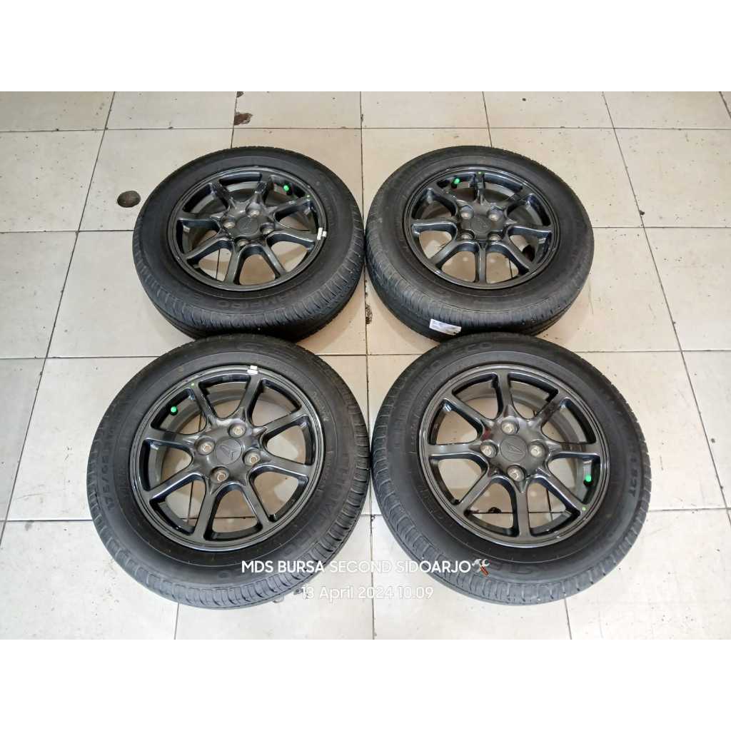 Jual VELG MOBIL BEKAS COPOTAN NEW AYLA RING14 + BAN GT 175 65 R14 | Shopee Indonesia