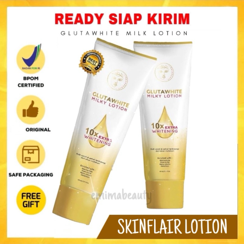 Jual SKINFLAIR GLUTAWHITE MILKY LOTION 150ml | Skinflair Lotion | Shopee Indonesia