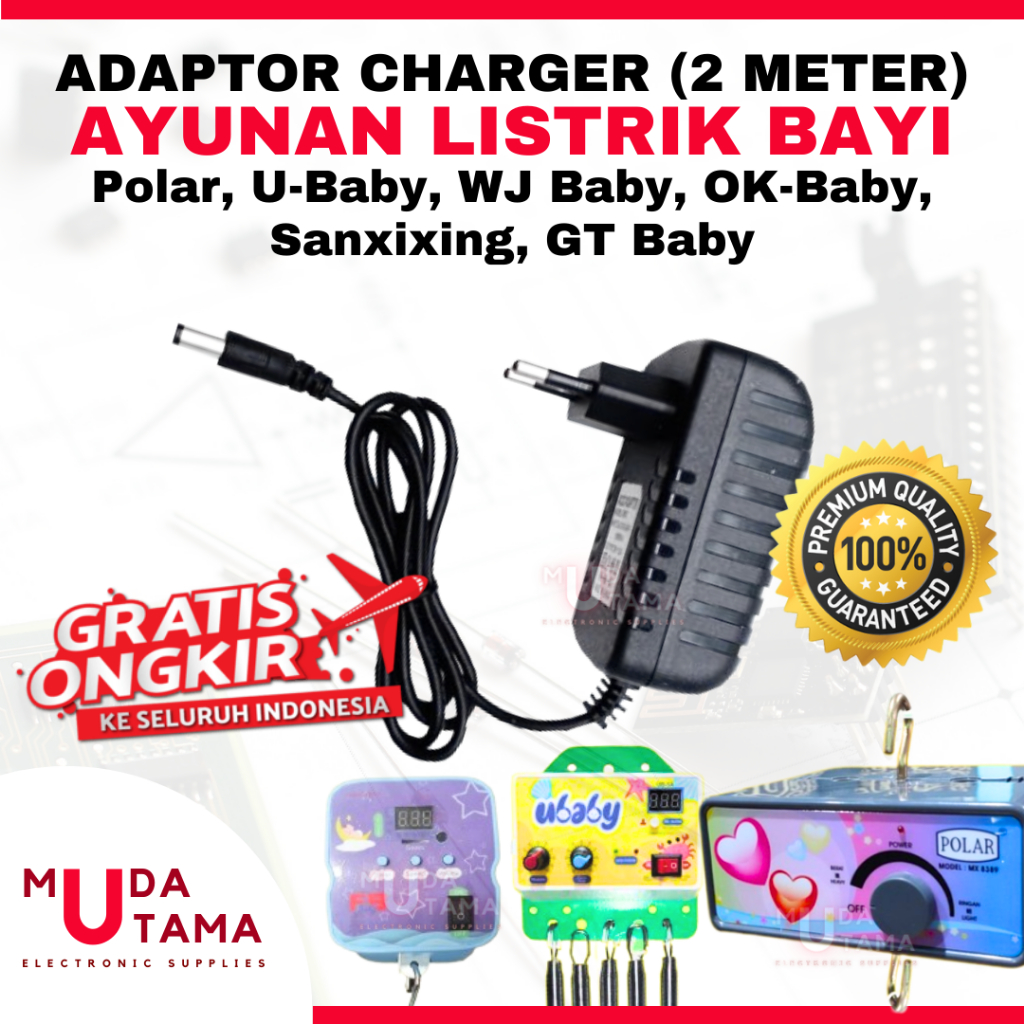 Jual ADAPTOR AYUNAN LISTRIK BAYI POLAR UBABY GTBABY WJBABY SANXIXING ...