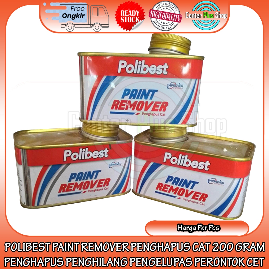 Jual Paint Remover Polibest Penghapus Cat 200 Gram Menghapus Penghilang ...