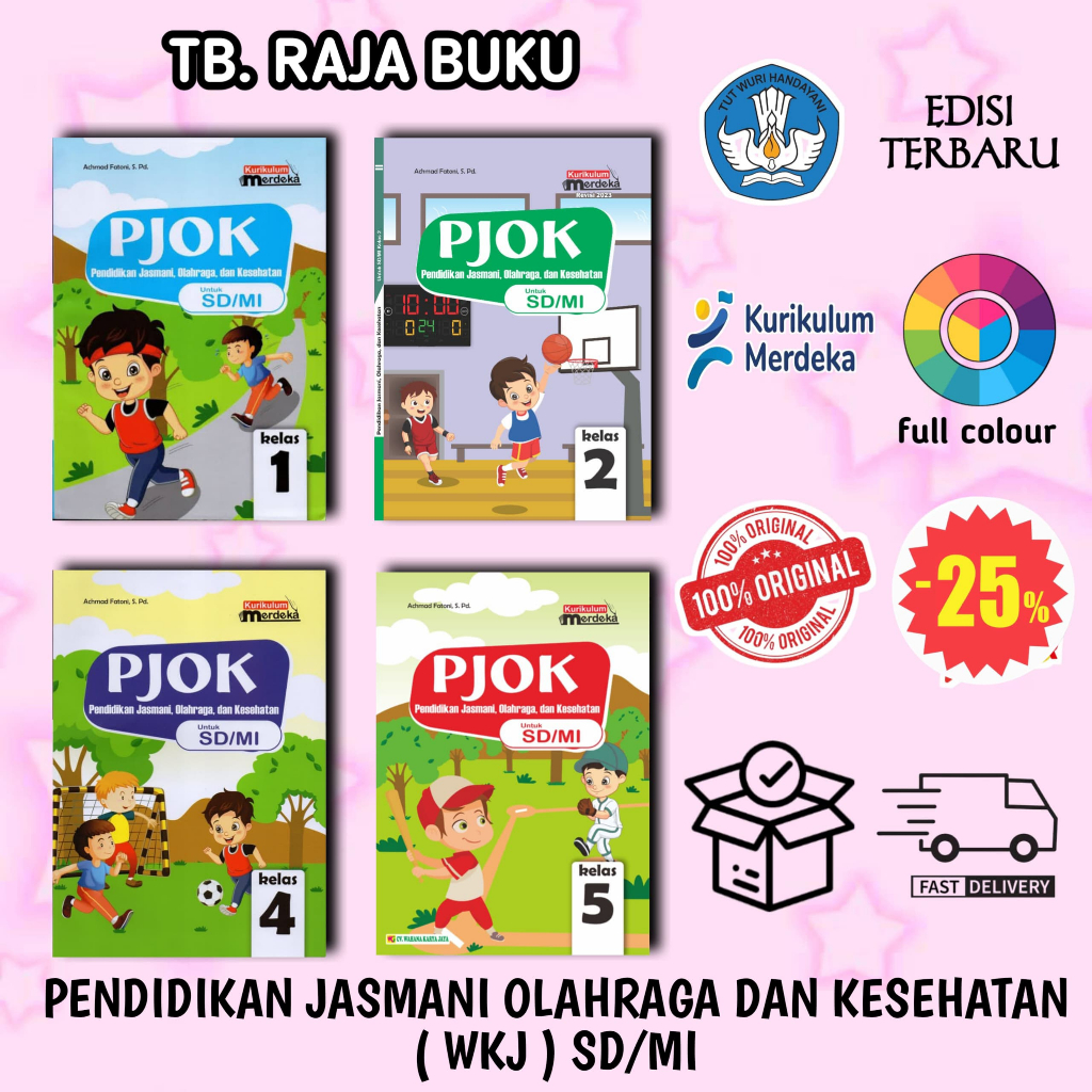 Jual BUKU SISWA PJOK KELAS 1,2,4,5 SD/MI KURIKULUM MERDEKA - WAHANA KARYA JAYA - WKJ | Shopee ...