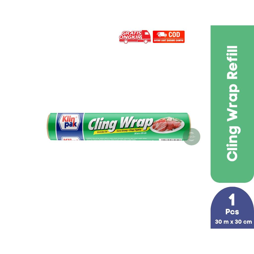 Jual Klinpak Cling Wrap Refill 30 m x 30 cm - Pembungkus Makanan dan ...