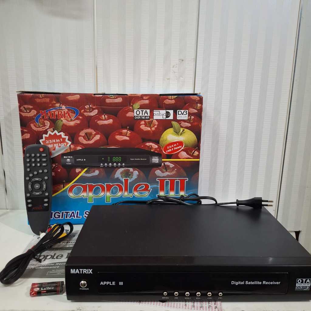 Jual digital parabola cband matrix apple iii siaran china cctv yunnan ...