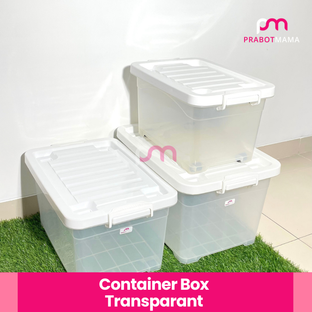 Jual Container Roda Bening Hyper - Prabotmama / Tempat Penyimpanan ...