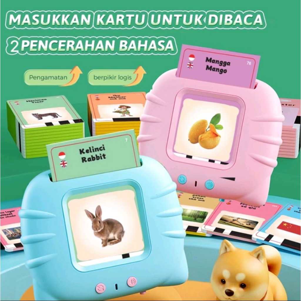 Jual Cleair O2 - Mainan Edukasi Anak Alat Pembaca Kartu FlashCard ...