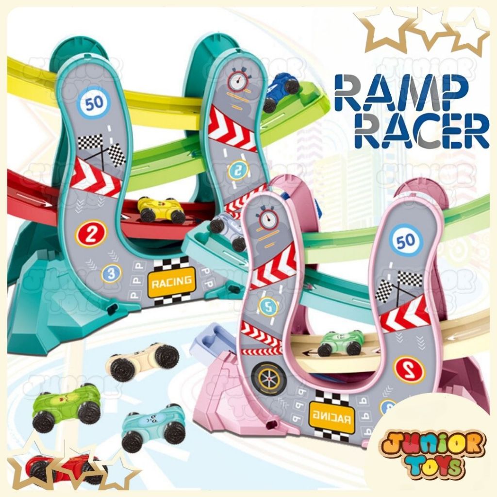 Jual Track Mobil Mobilan Ramp Racer Mainan Anak Seluncuran Sliding ...