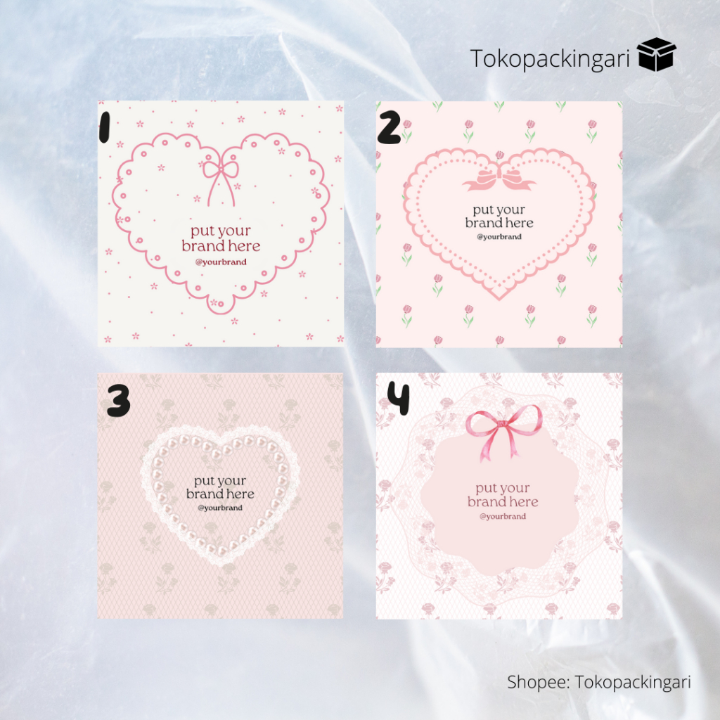 Jual Alas Packing | Coquette Series | FREE PLASTIK | Paper Aksesoris ...