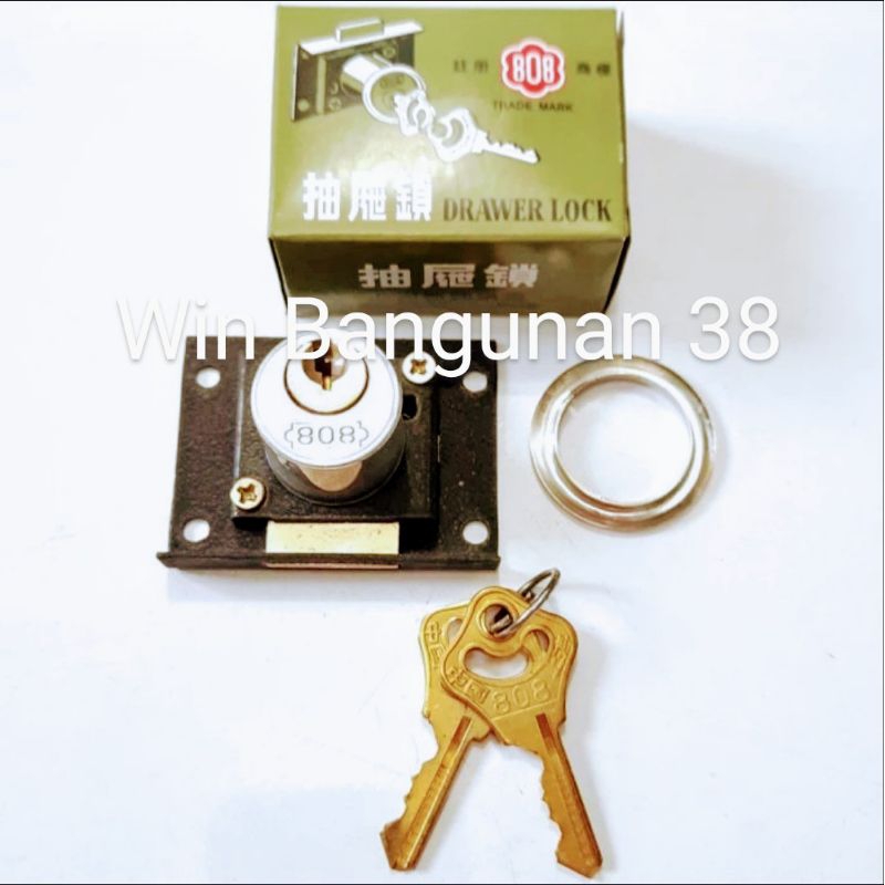 Jual Kunci Laci 808 Original/Kunci Loker Kayu/Kunci Laci Model Lama/Kunci Laci Lemari | Shopee ...