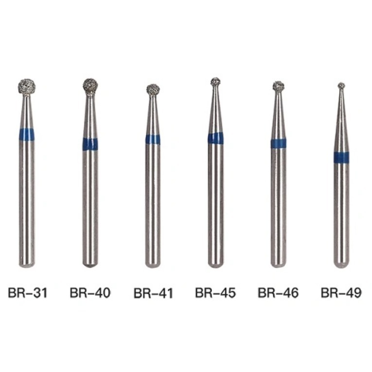 Jual diamond bur bulat latihan preparasi ball round Highspeed | Shopee ...