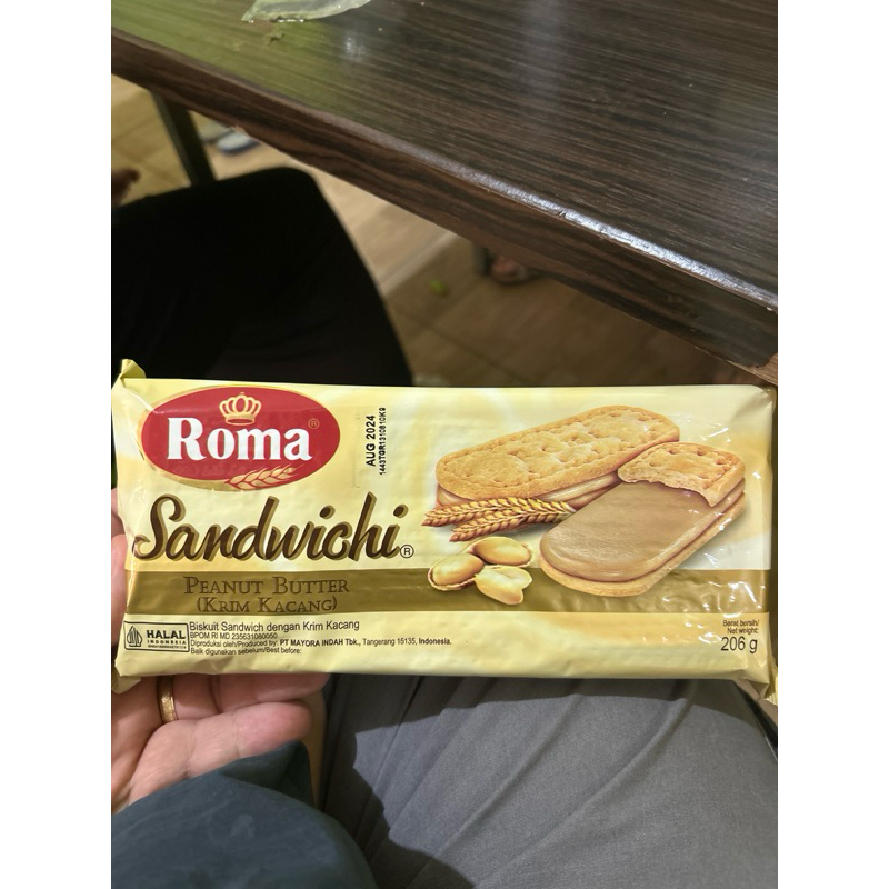 Jual Roma sandwichi kacang 206gram | Shopee Indonesia