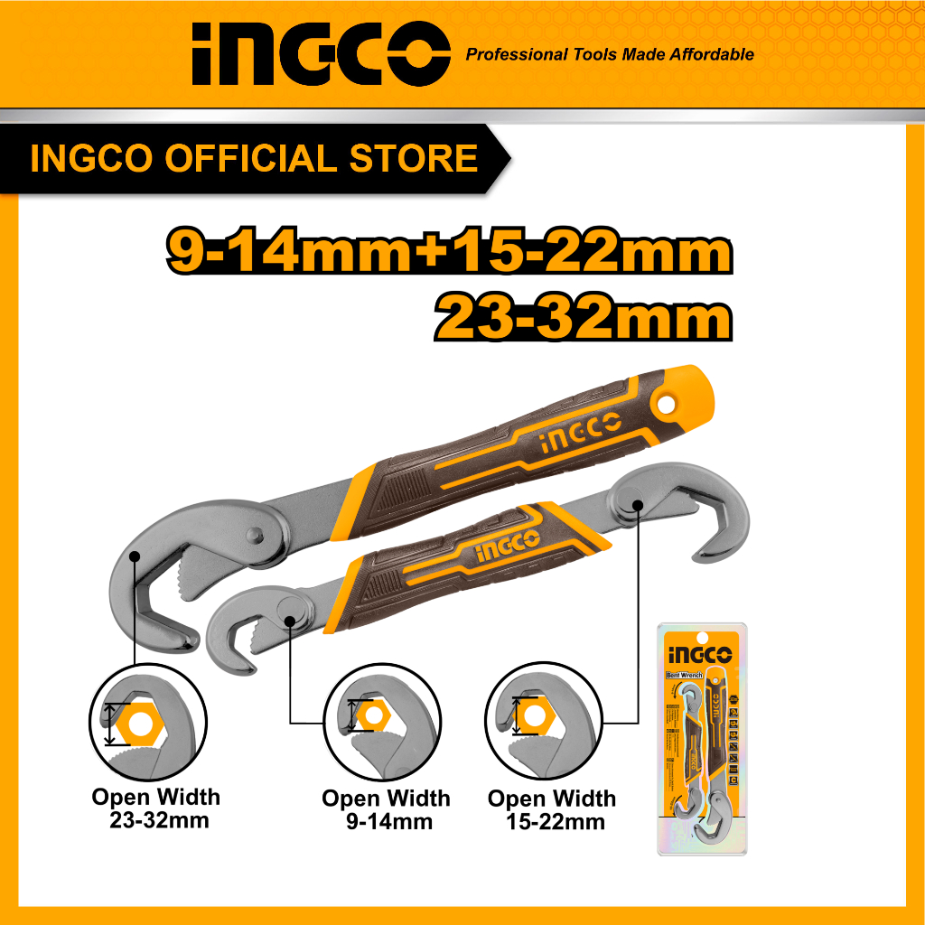 Jual Kunci Snap And Grip Pas Inggris Serbaguna Universal INGCO ...