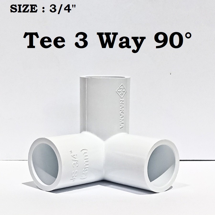 Jual Tee Elbow - Tee 3 Way 90° 3/4 Inch Tee Elbow 3/4" Nakama Putih ...
