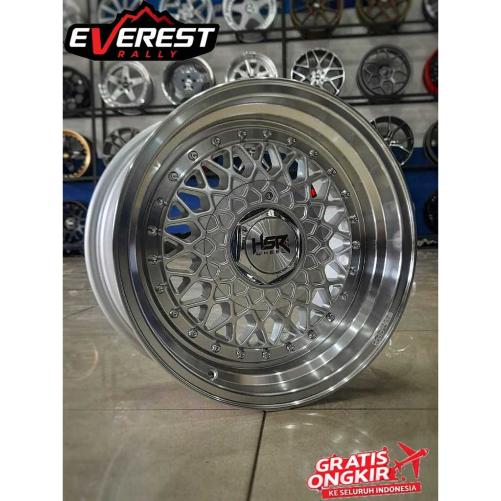 Jual VELG RACING MODEL CELONG UNTUK MOBIL CIVIC, BALENO R15 LEBAR 7/8 BAUT 4X100 DAN 4X114 ...
