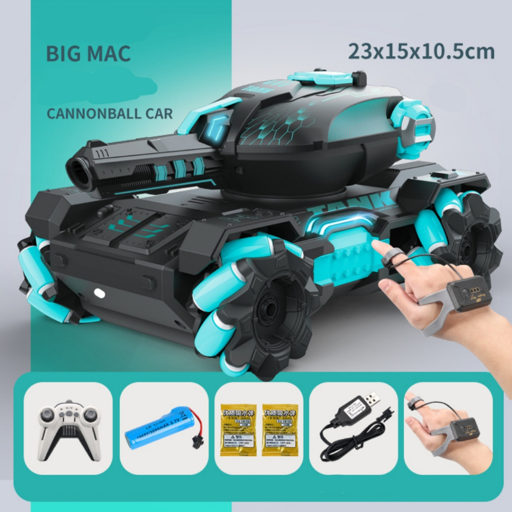 Jual RC Tank 4WD Water Bomb Omnidirection 2.4Ghz Remote Control Offroad ...