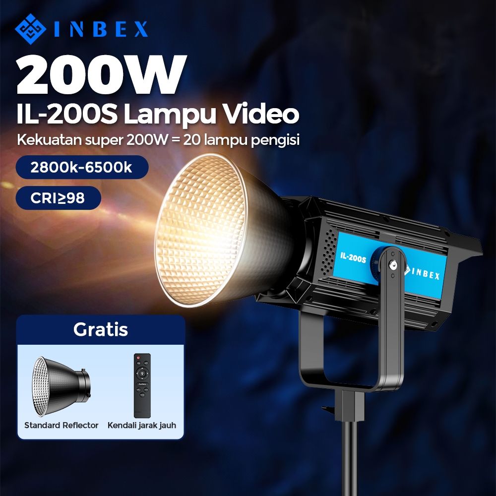 Jual INBEX Lighting IL-200S LED COB Lampu Softbox Konten Daylight CRI98 ...