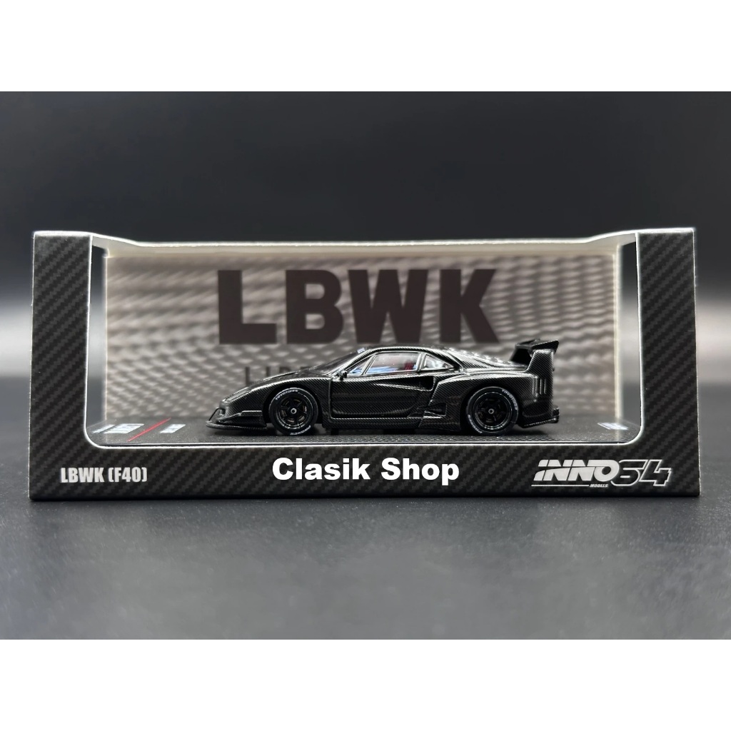 Jual INNO 64 LBWK F40 Full Carbon Diecast Diorama Car Model Collection ...