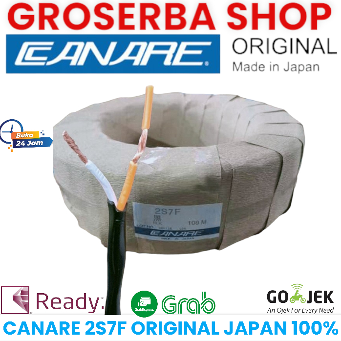 Jual KABEL SPEAKER CANARE 2S7F ORIGINAL JAPAN 16 AWG PER METER | Shopee Indonesia