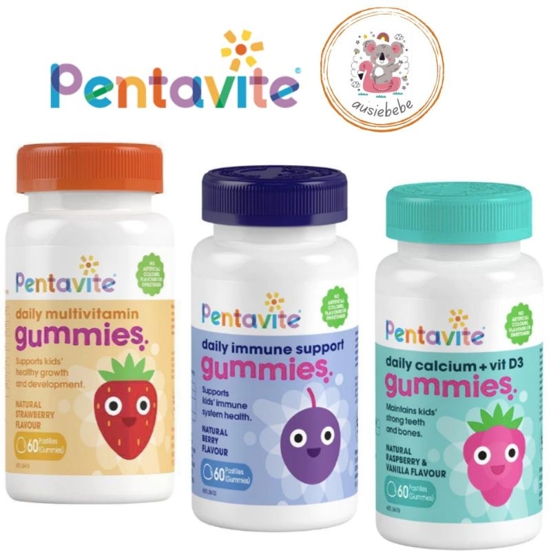 Jual Pentavite - Daily Multivitamin / Immune / Calcium + Vitamin D3 ...
