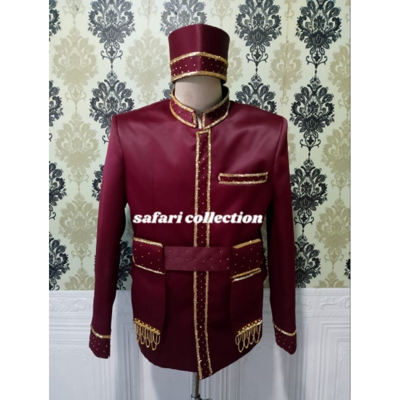 Jual Beskap Bapak, Beskap basofi sabuk Boro-Boro | Shopee Indonesia