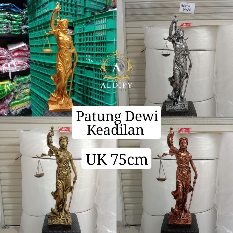Jual Patung Dewi Keadilan Lady Of Justice Ukuran 75cm Ready Stok ...