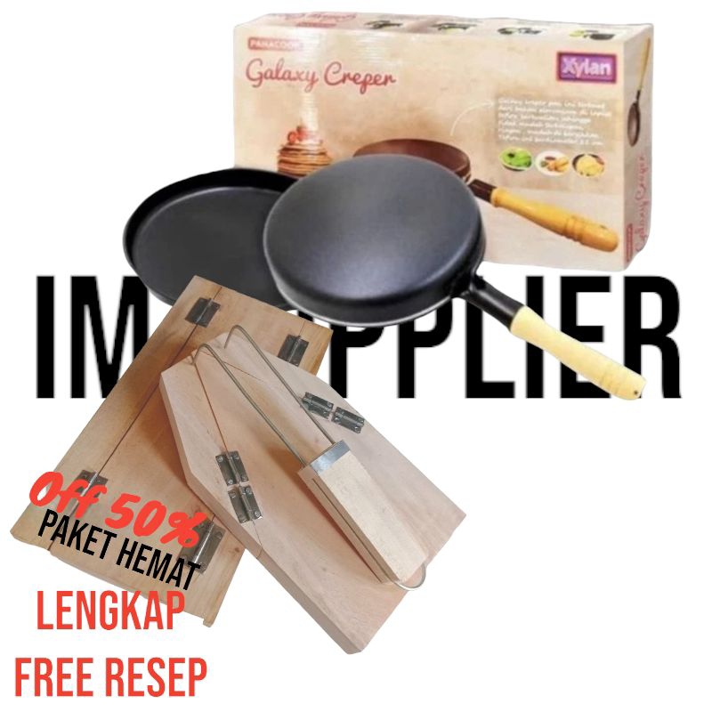 Jual Alat membuat risolles wajan walik crepes satu set dengan papan ...