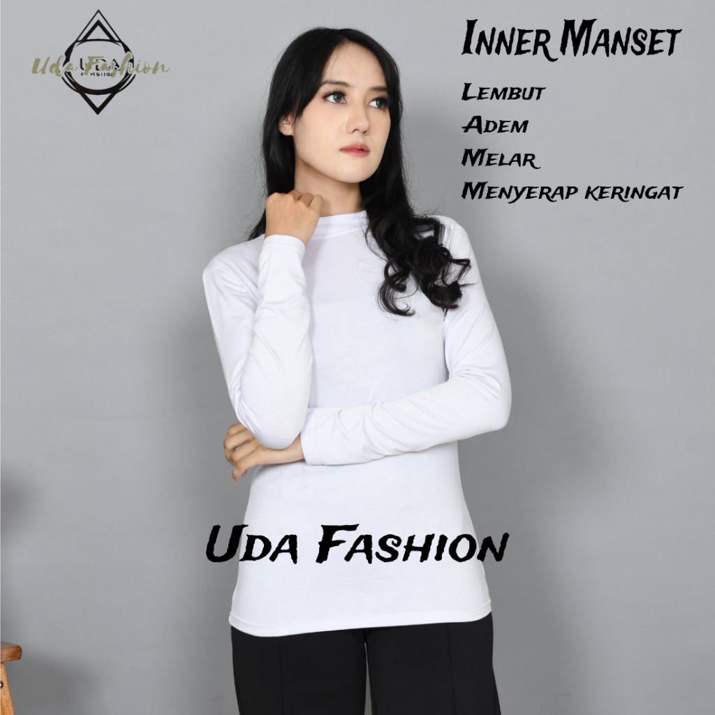 Jual Manset Inner Polos Lengan Panjang Bahan Spandek Rayaon Premium ...