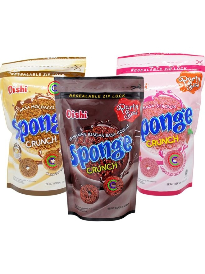 Jual SPONGE CRUNCH OISHII | Shopee Indonesia