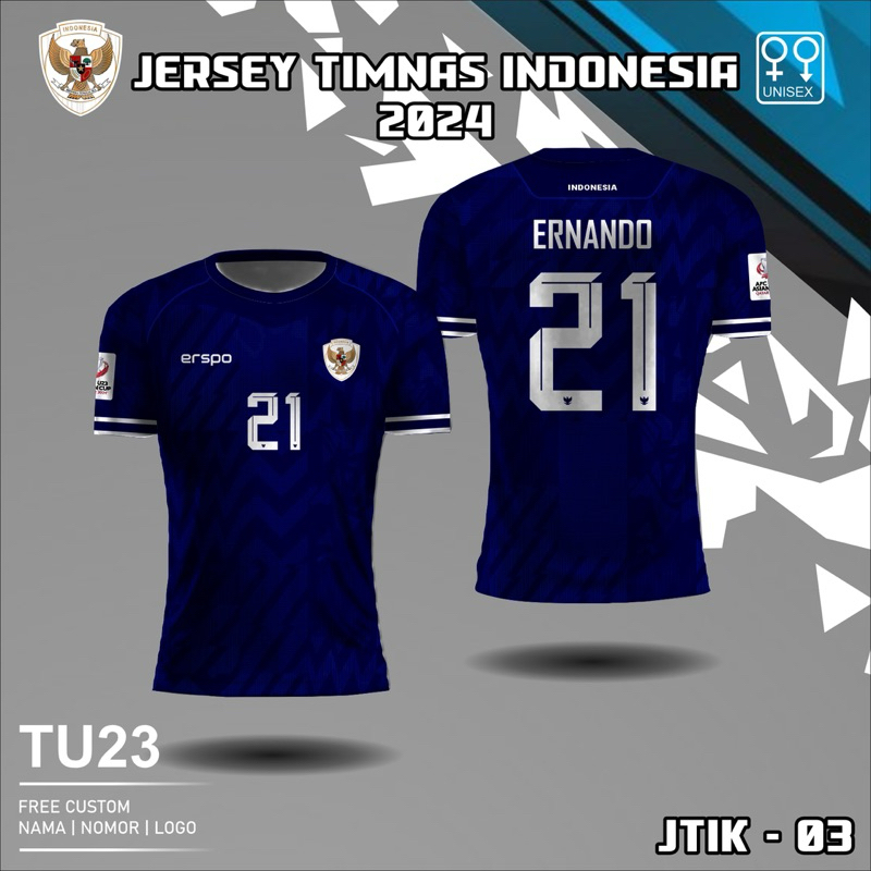 Jual Jersey kiper timnas indonesia terbaru baju kaos bola piala asia U23 2024 free custom nama ...