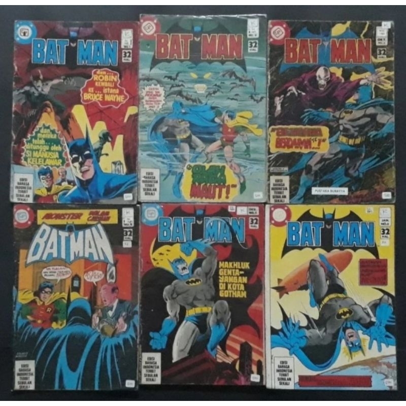 Jual PAKET KOLEKSI 18 KOMIK SERI BATMAN/DC COMICS/CYPRESS 1981 | Shopee ...