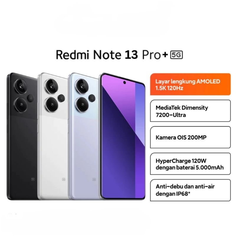 Jual Xiaomi Redmi Note 13 Pro + 5G | Shopee Indonesia