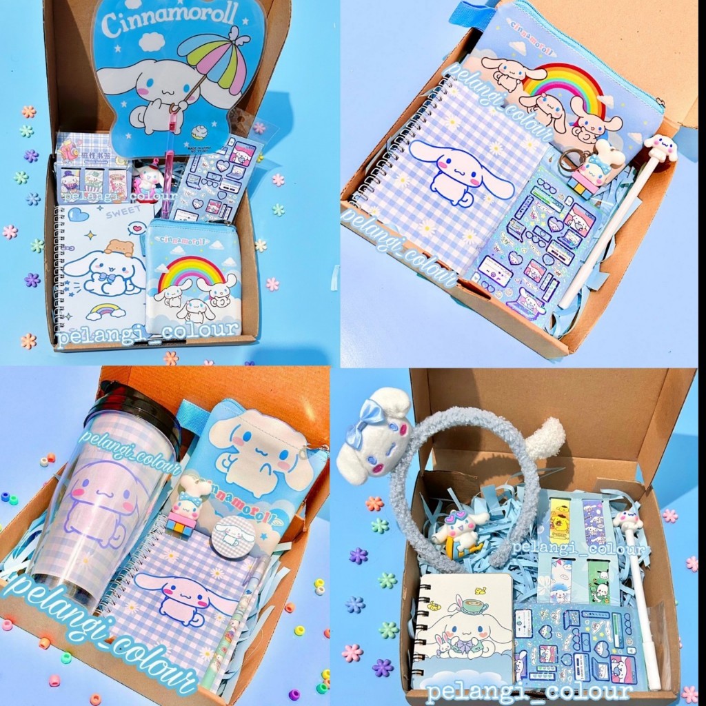 Jual Hampers cinnamoroll / Paket Box Cinnamoroll / Paket Kado ...
