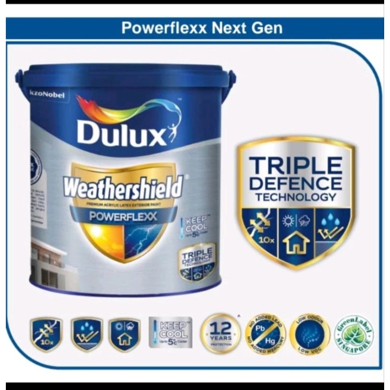 Jual Cat luar Dulux weathershield powerflex-dukux weathershield next ...