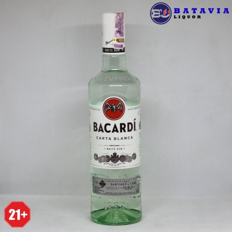 Jual Bacardi Light Carta Blanca White Rum 750ml | Shopee Indonesia