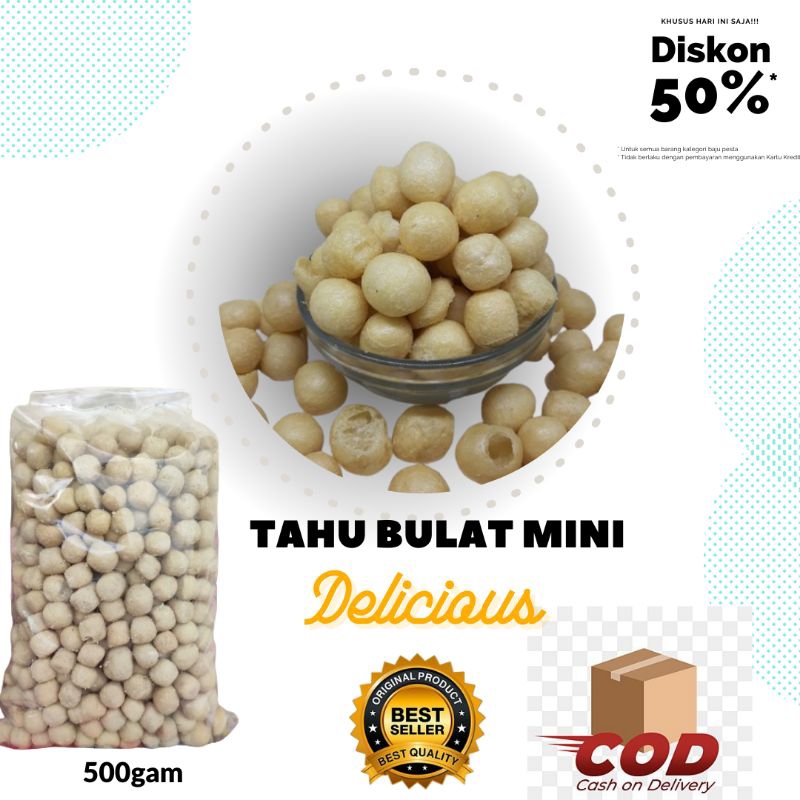 Jual Tahu Bulat Mini Kering Crispy 500gr | Shopee Indonesia