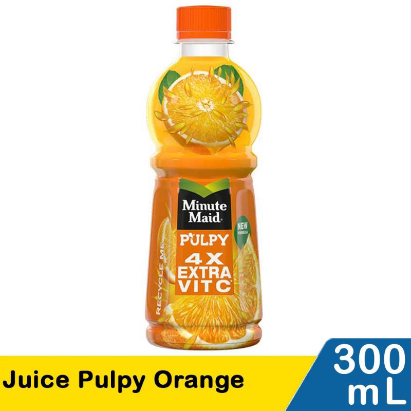 Jual Minute maid pulpy Orange 1 pack isi 12pcs | Shopee Indonesia