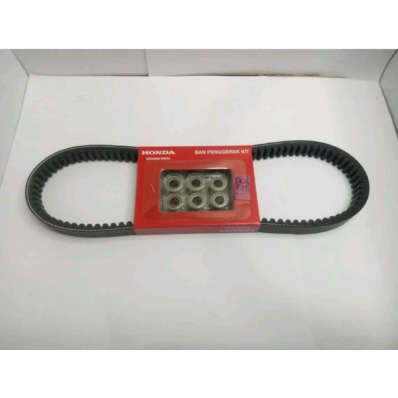 Jual Vanbelt Assy Set Roller Beat FI Scoppy FI Spacy FI KZL | Shopee ...