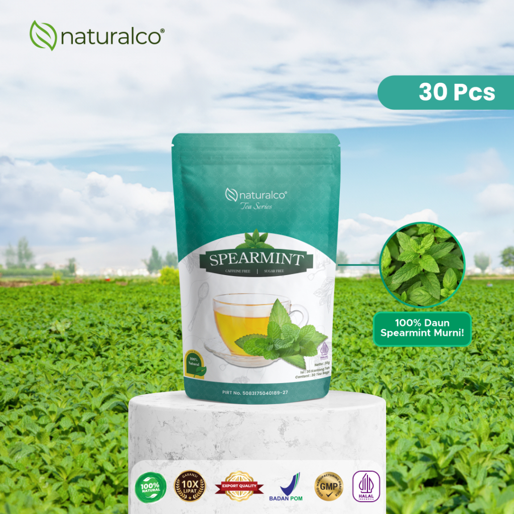 Jual Naturalco Spearmint Tea 30 Tea Bags | Teh Spearmint 30 Kantong Teh {Naturalco Tea Series ...