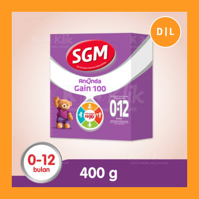 Jual SGM ANANDA GAIN 100 0-12 BULAN - SUSU UNGU PERTUMBUHAN FORMULA ...