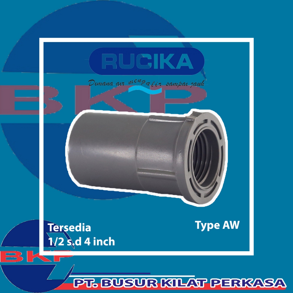 Jual Sdd 1 Inch (Aw) Sock Drat Dalam Pvc Rucika / Faucet Socket ...