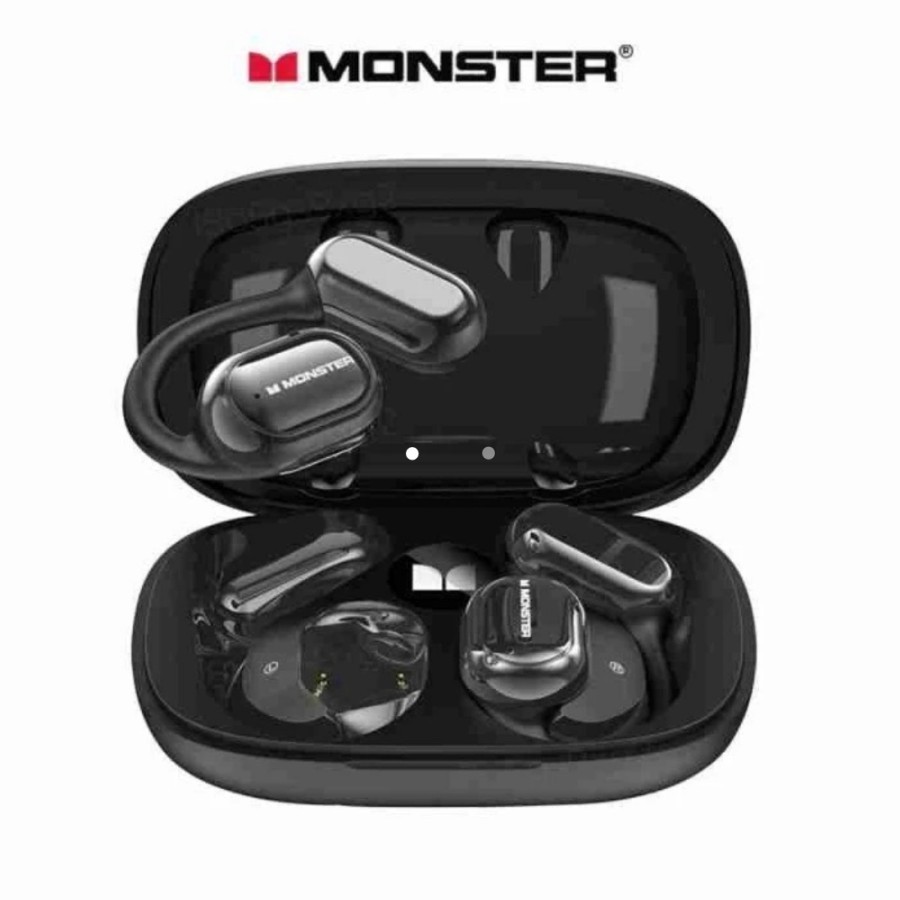 Jual Monster AC100 TWS True Wireless Bluetooth Earphone Ear Clip ...