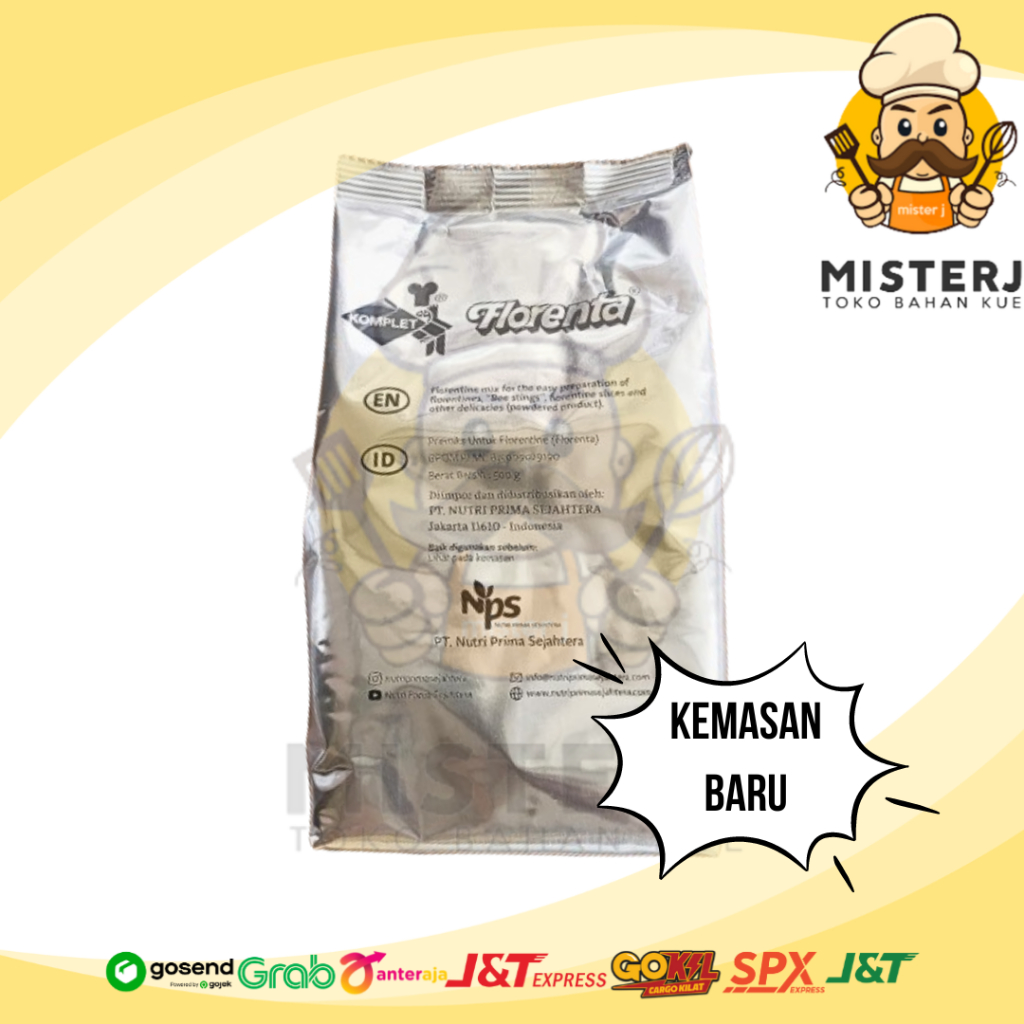 Jual Tepung Florenta | 500 Gram | Tepung Florenta Cookies Bee Sting ...