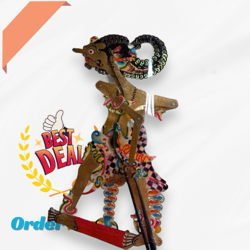 Jual ANTASENA/ONTOSENO Wayang Kulit sapi Asli / Wayang Kulit Antasen ...