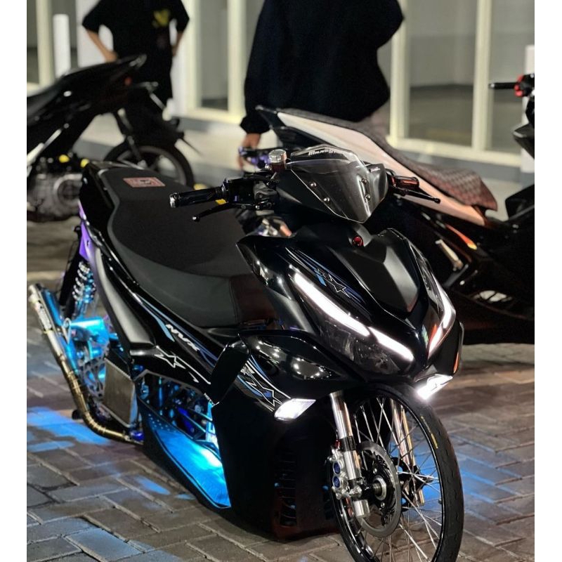 Jual STRIPING STICKER TRANSPARAN ALL NEW AEROX CONNECTED NVX CUSTOM ...