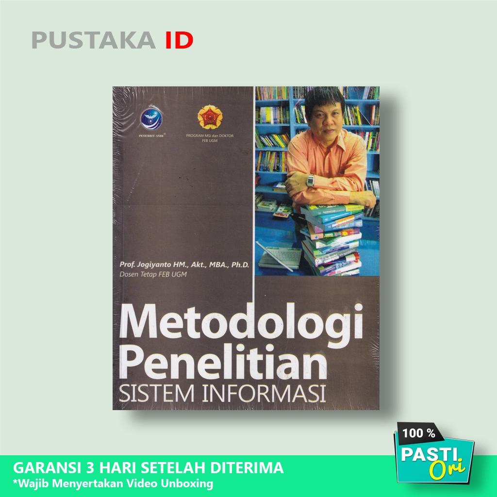 Jual Buku Metodologi Penelitian Sistem Informasi - Jogiyanto | Shopee ...