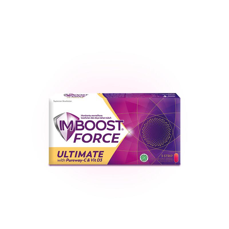 Jual IMBOOST FORCE ULTIMATE 10 TABLET PUREWAY C VITAMIN D IMMUNO ...