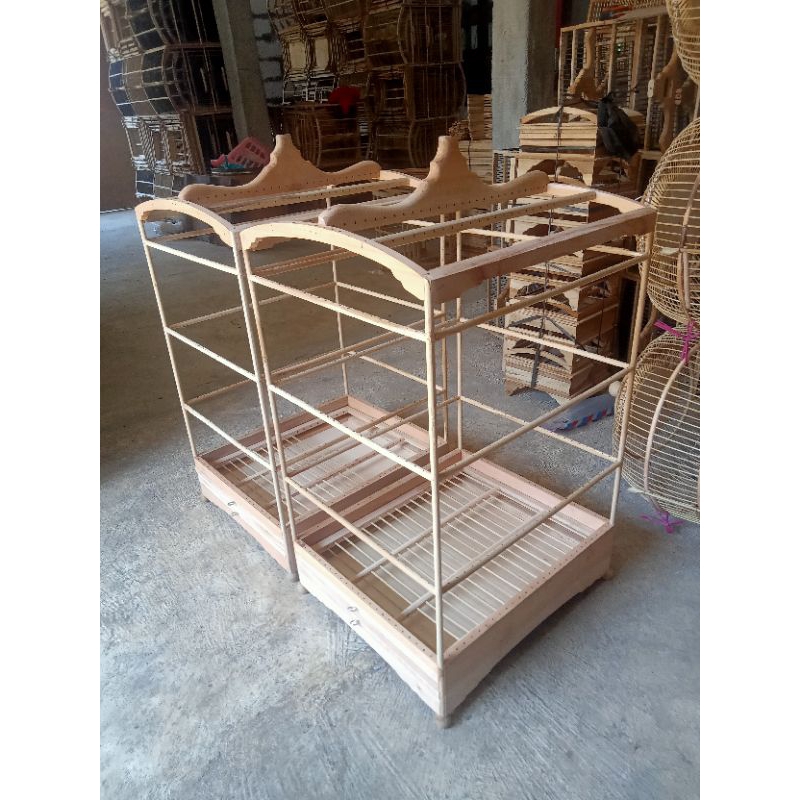 Jual Sangkar Diamond NO2 Tiang bulat rangka ambruk,an | Shopee Indonesia