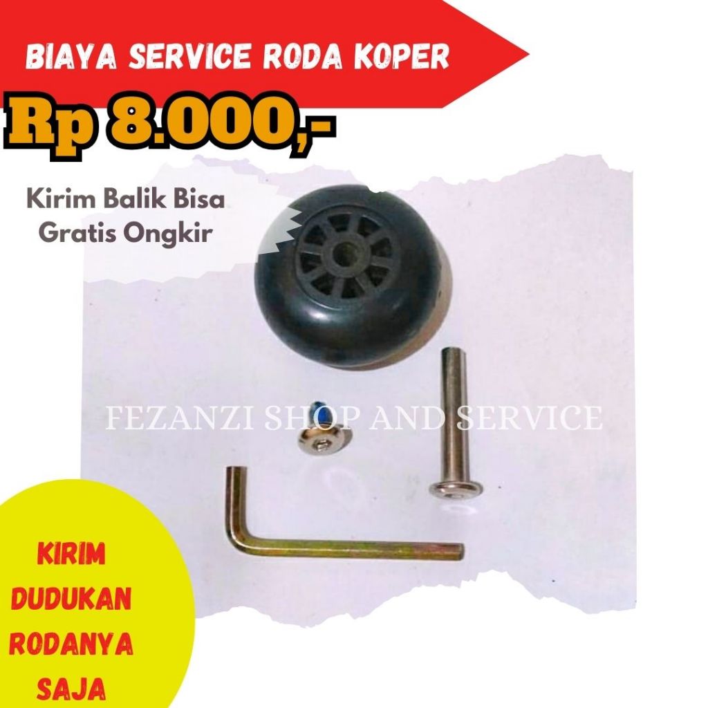 Jual Roda koper pengganti single ban diameter 4.8cm lebar 2.3cm ...